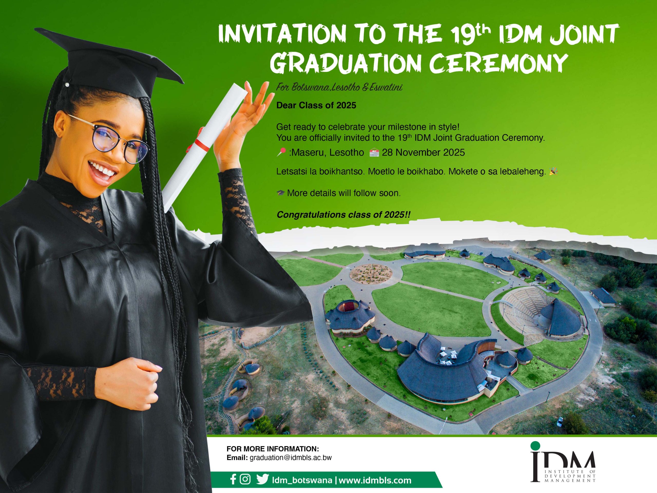 2025 IDM GRADUATION - IDM Botswana